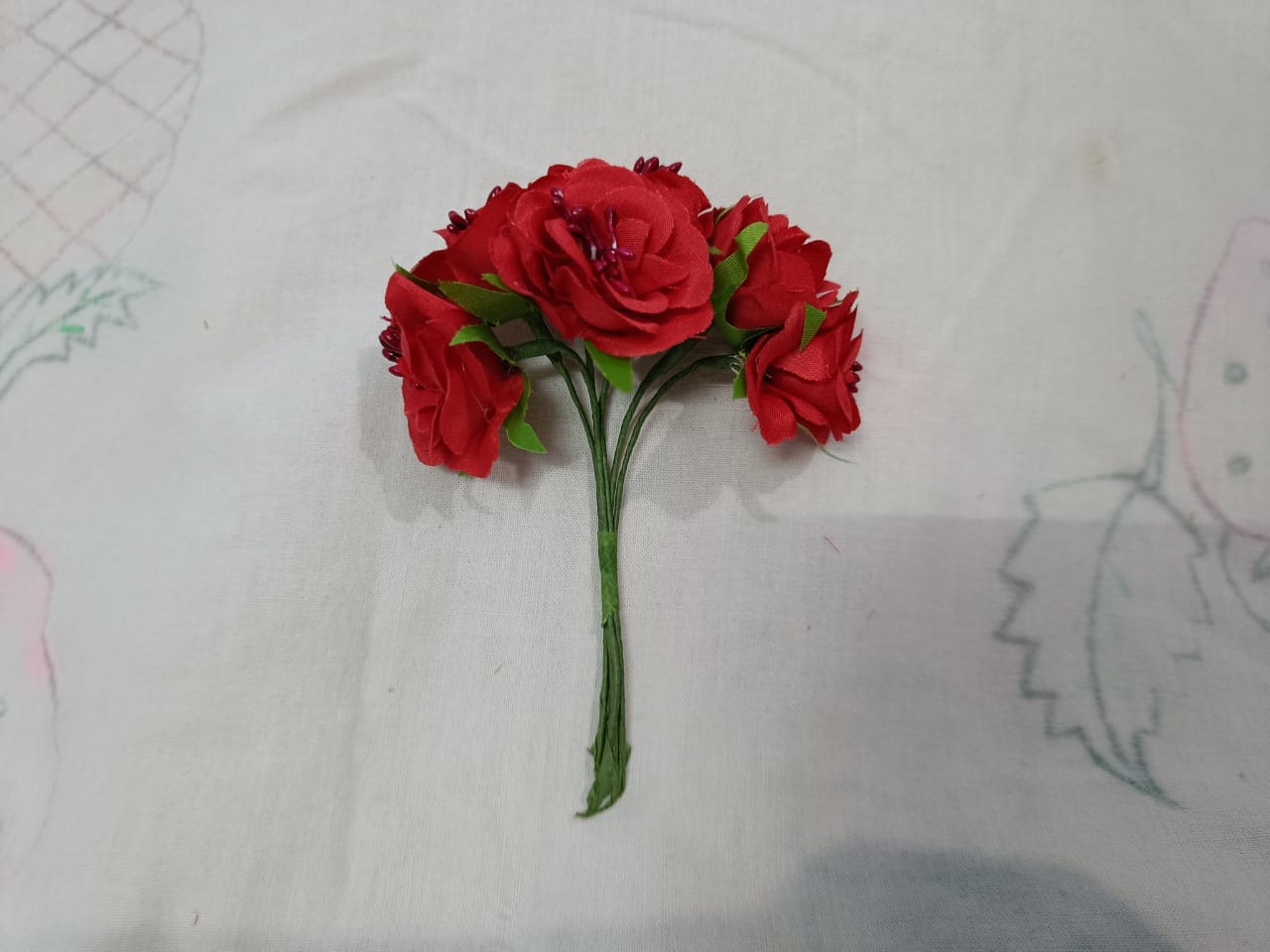 Non Edible Flowers X21- 10 Pcs Set - Shree Shyam Ji Marketing