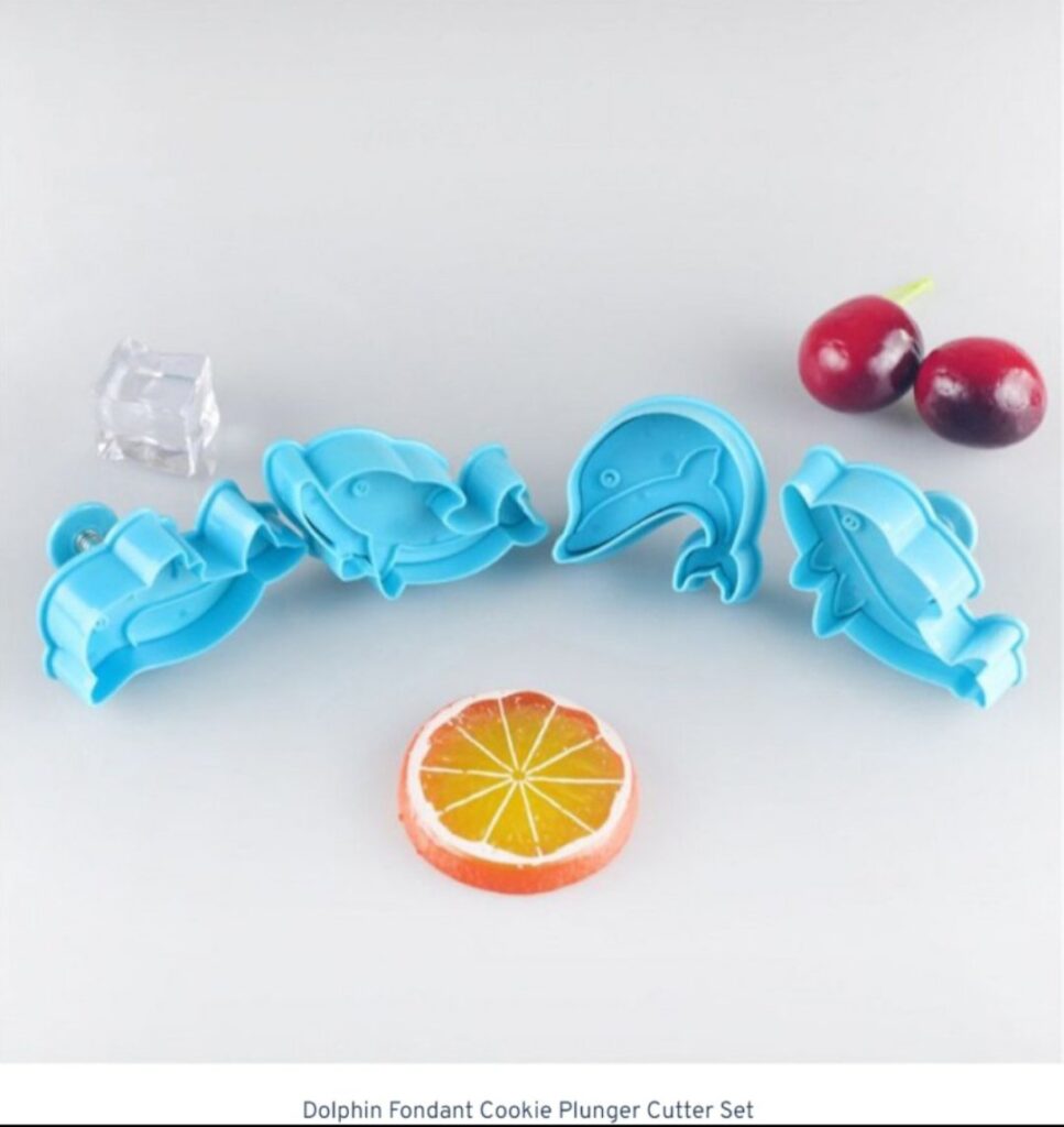 Dolphin Fondant Cookie Plunger Cutter - Shree Shyam Ji Marketing
